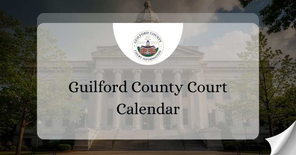 Guilford County Court Calendar - Guilford County Court